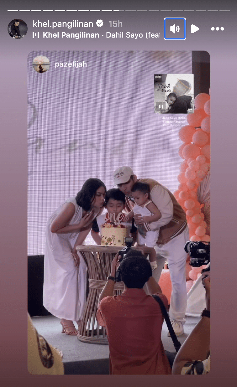 Garie Concepcion, Michael Pangilinan introduce daughter to public